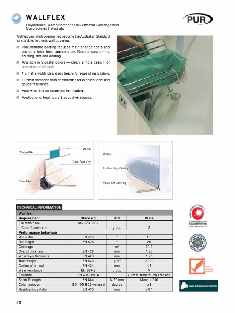 Ficha Completa Wallflex | PDF | Sheet Metal | Polyvinyl Chloride