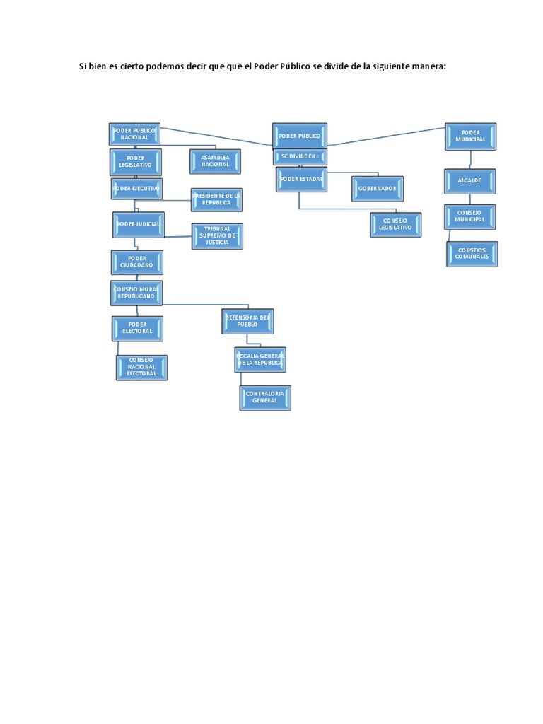 Estructura del Poder Público en Venezuela | PDF | Organizaciones ...