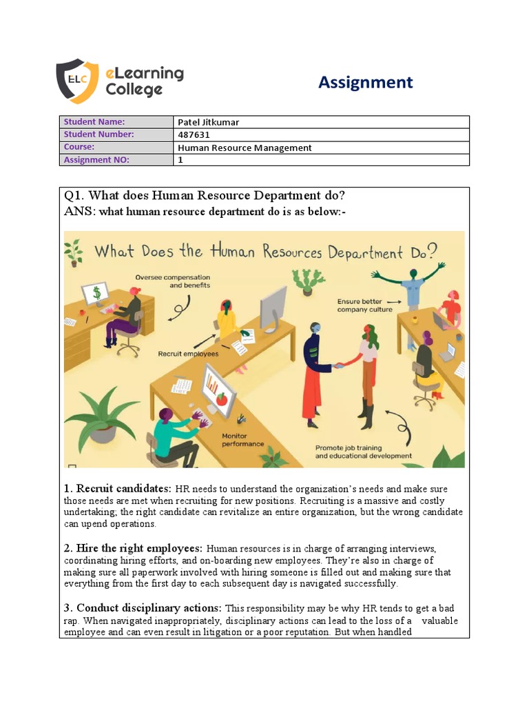 ELC - Assignment Cover Sheet | PDF | Human Resource Management ...