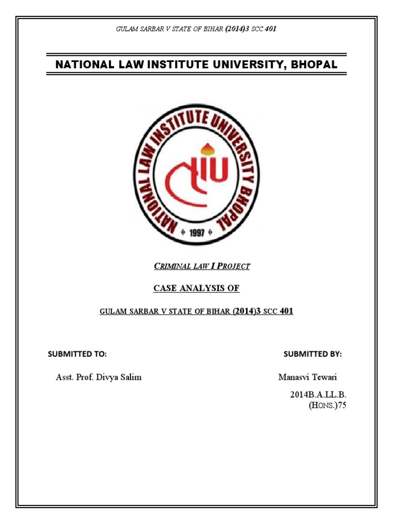 Ipc Case Study | PDF | Conspiracy (Criminal) | Criminal Justice