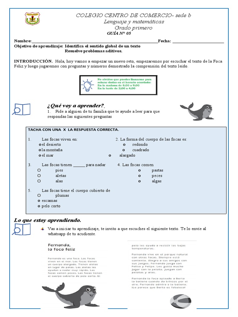 Fernanda La Foca Feliz | PDF