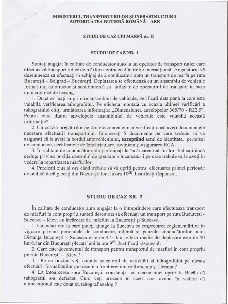 Studiu Caz CPI Marfa 4 PDF | PDF