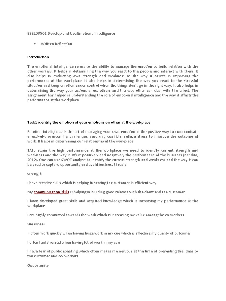 Communication Skills: Weakness | Download Free PDF | Emotional ...