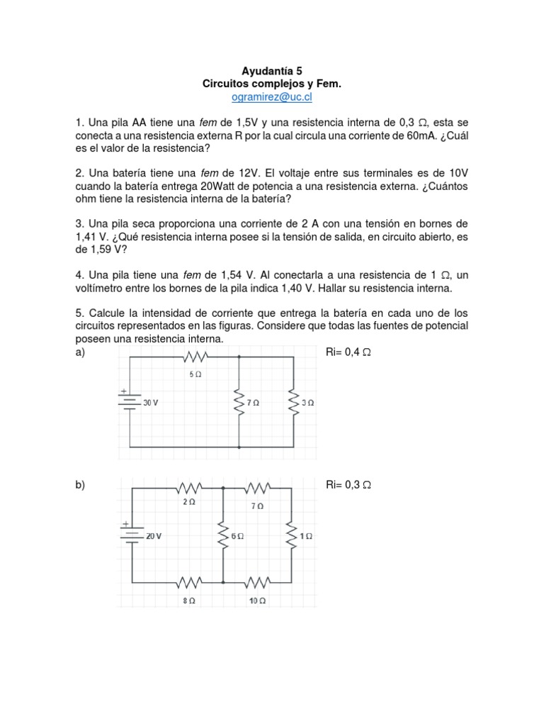 Resistencia en Circuitos Eléctricos Complejos | PDF | Arte | Ciencia y ...