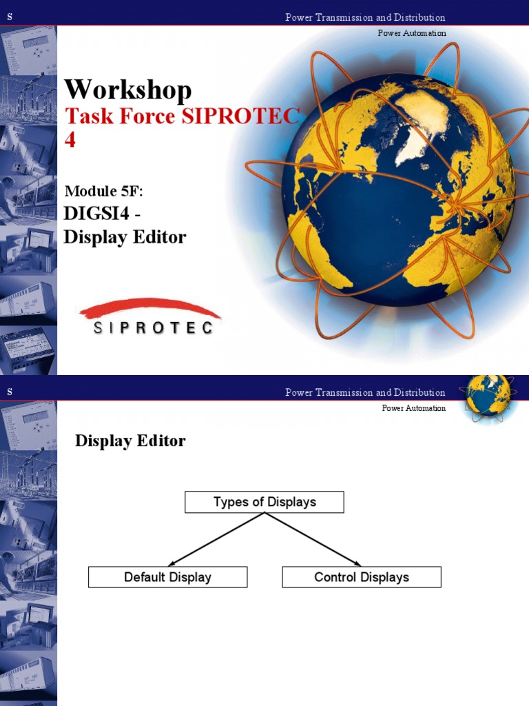Module 5F - DIGSI4 - Display Editor | PDF | Library (Computing ...