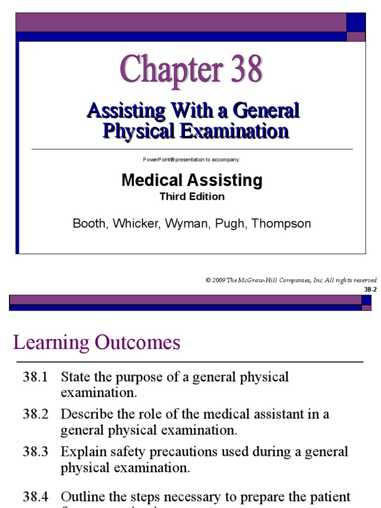 Assisting With A General Physical Examination | PDF | Physical ...