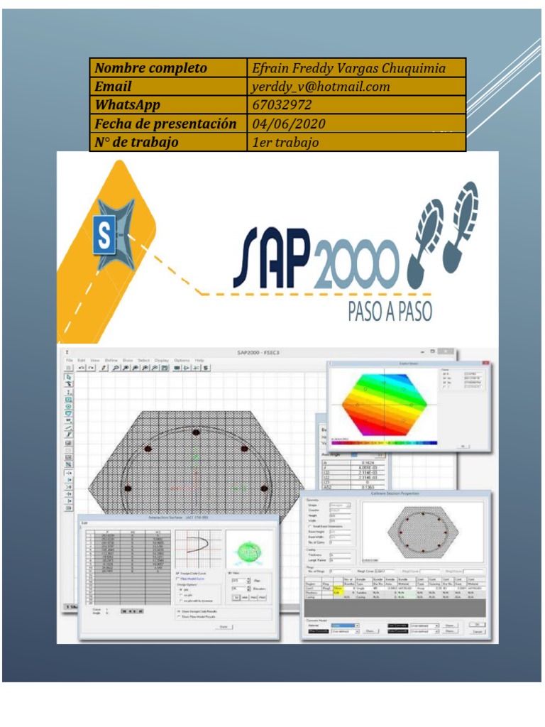 Proyecto de Curso Sap2000 | PDF | Materiales de construcción ...