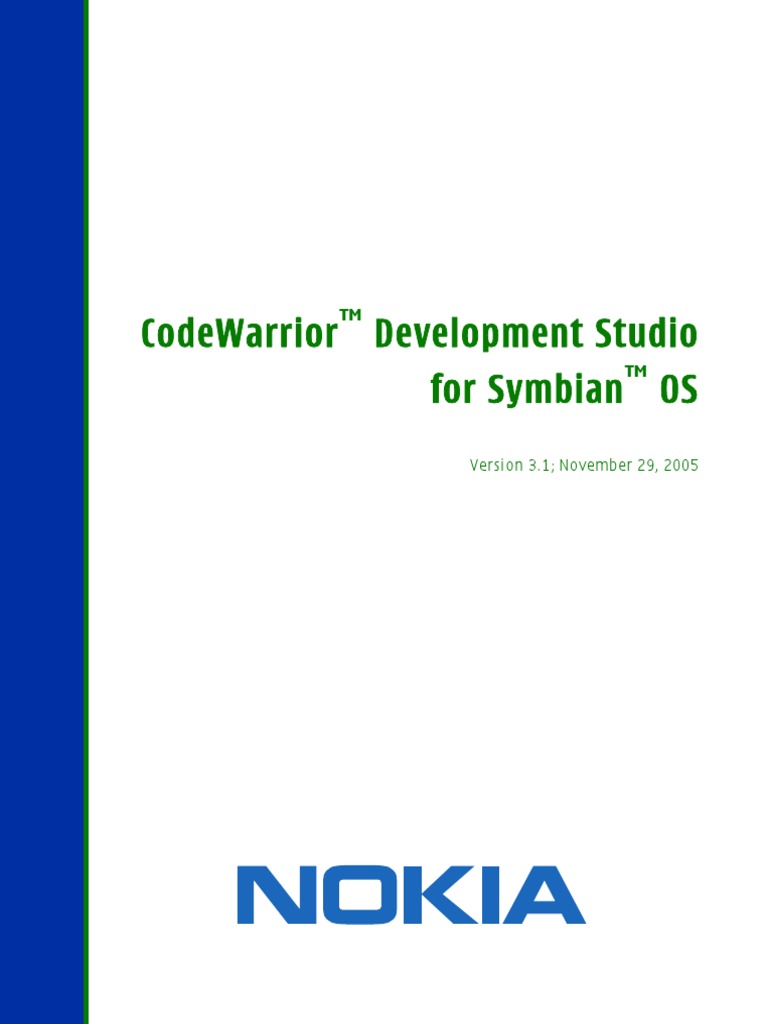 CodeWarrior For Symbian OS | Download Free PDF | Software Development Kit | Integrated ...