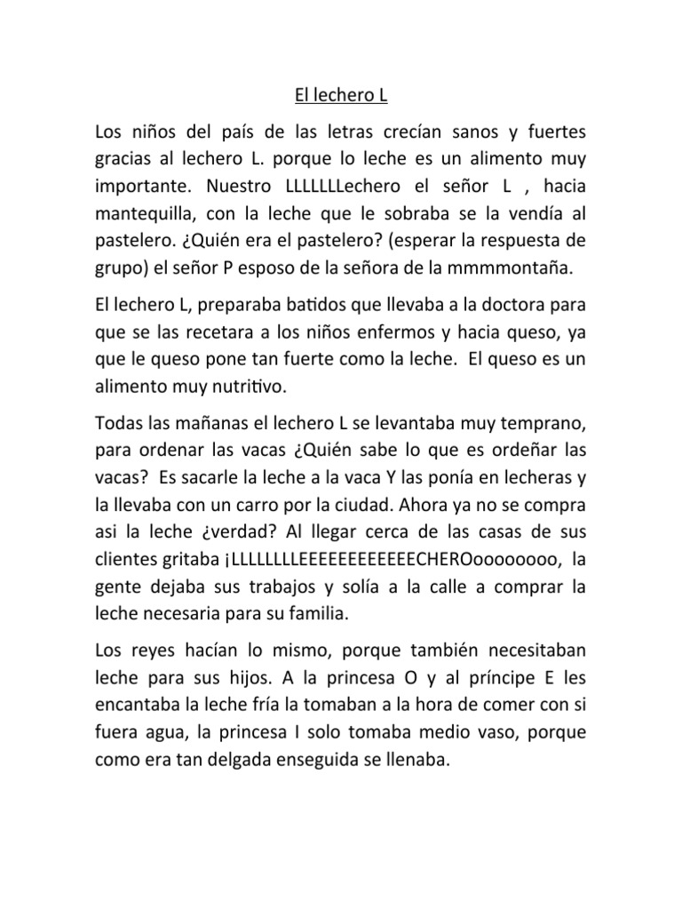 LETRILANDIA | PDF | Leche | Queso