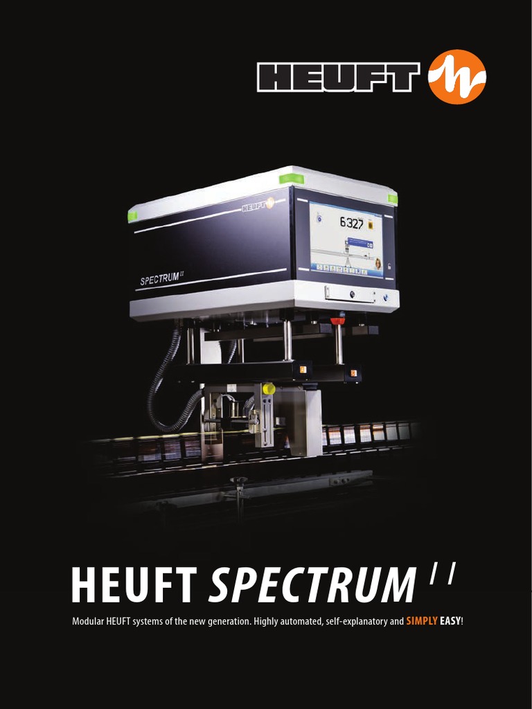 Heuft Spectrum: Modular HEUFT Systems of The New Generation. Highly ...