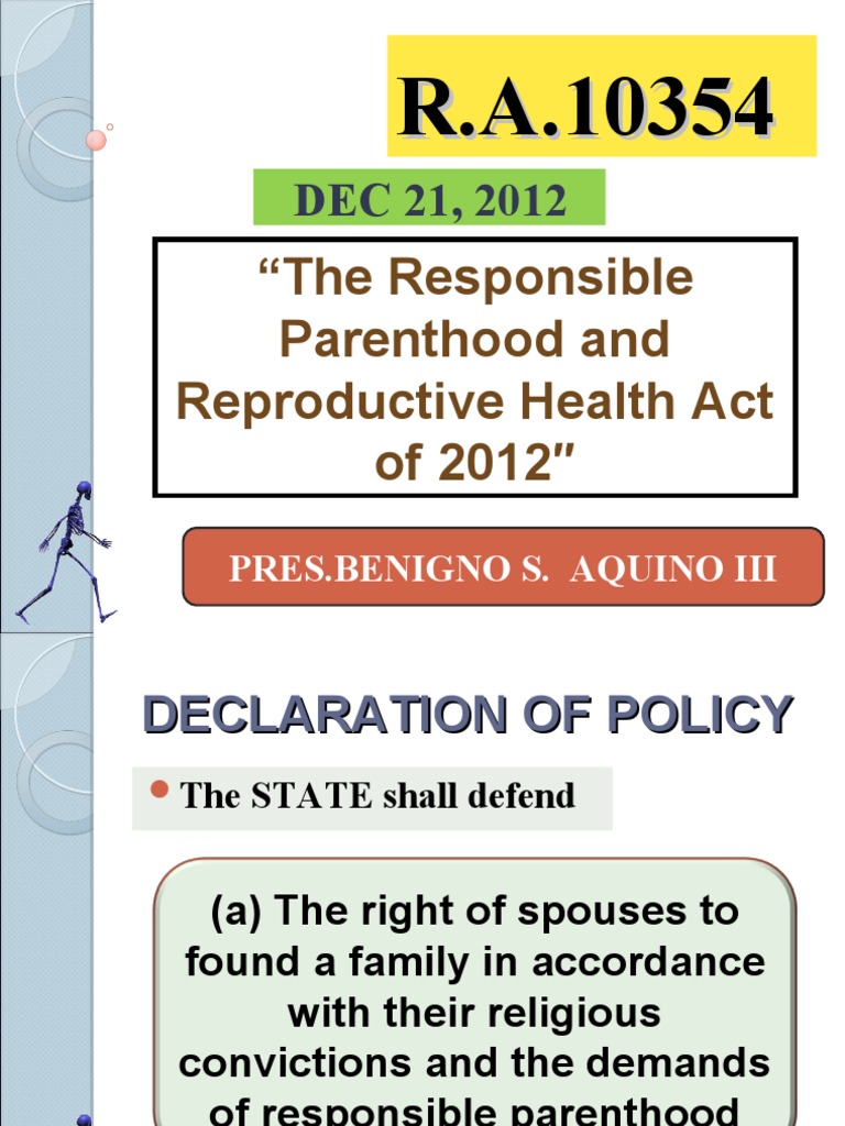 R.A. 10354 | PDF | Reproductive Health | Family Planning