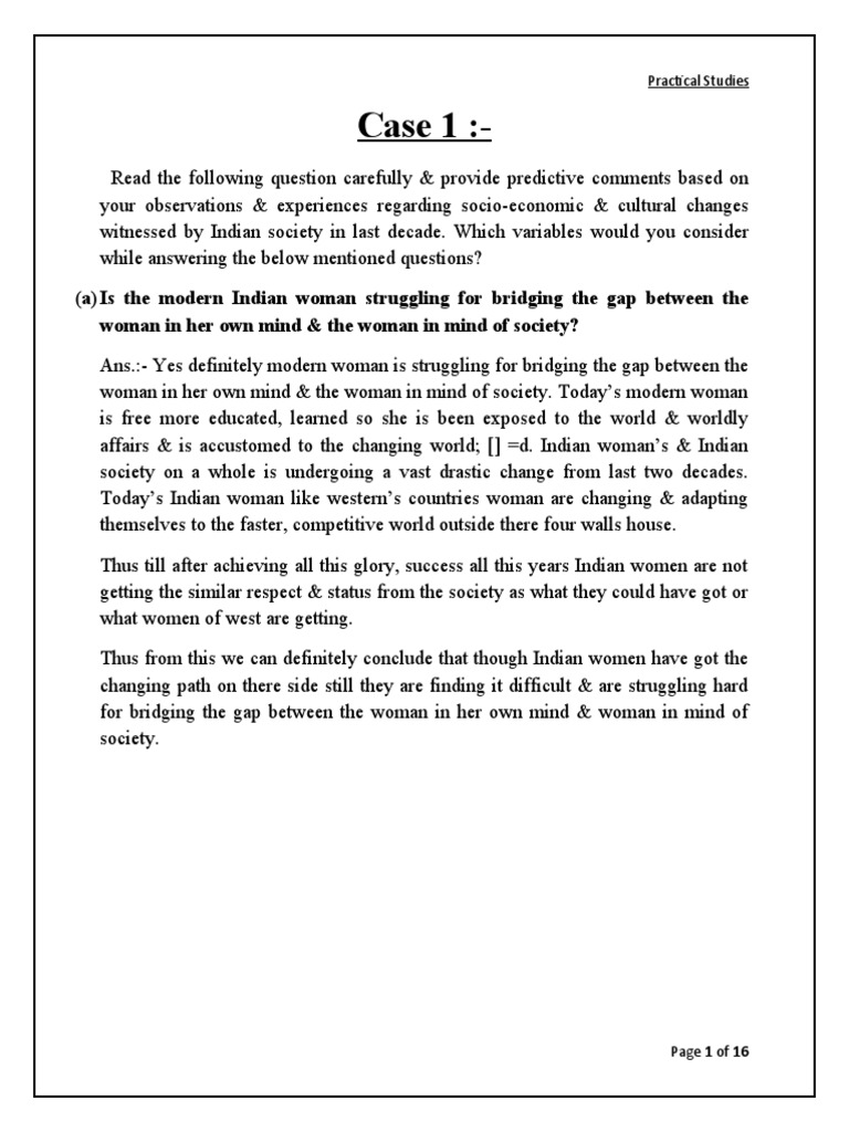 Practical Studies Project-Ty | PDF