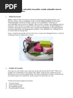 Project Report For Soap Manufacturing | PDF | Soap | Sodium Hydroxide