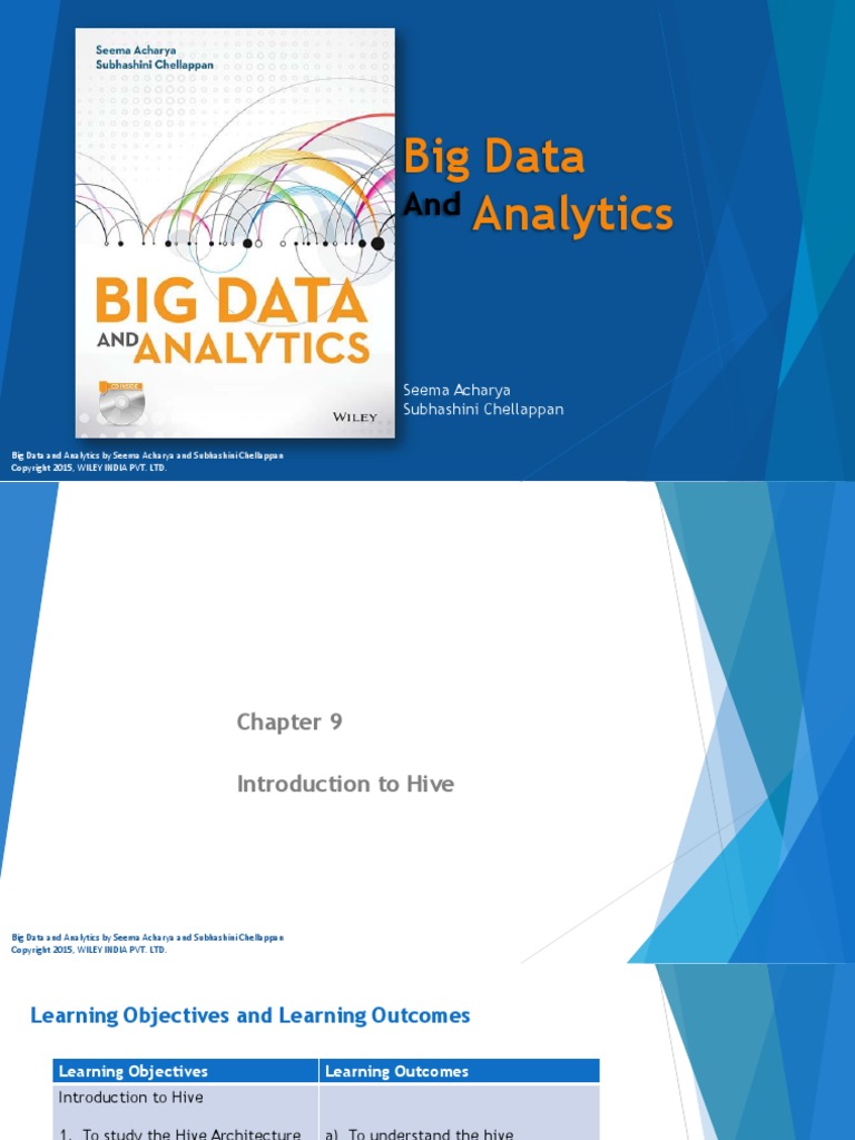 Big Data Analytics: Seema Acharya Subhashini Chellappan | PDF | Apache Hadoop | Information ...