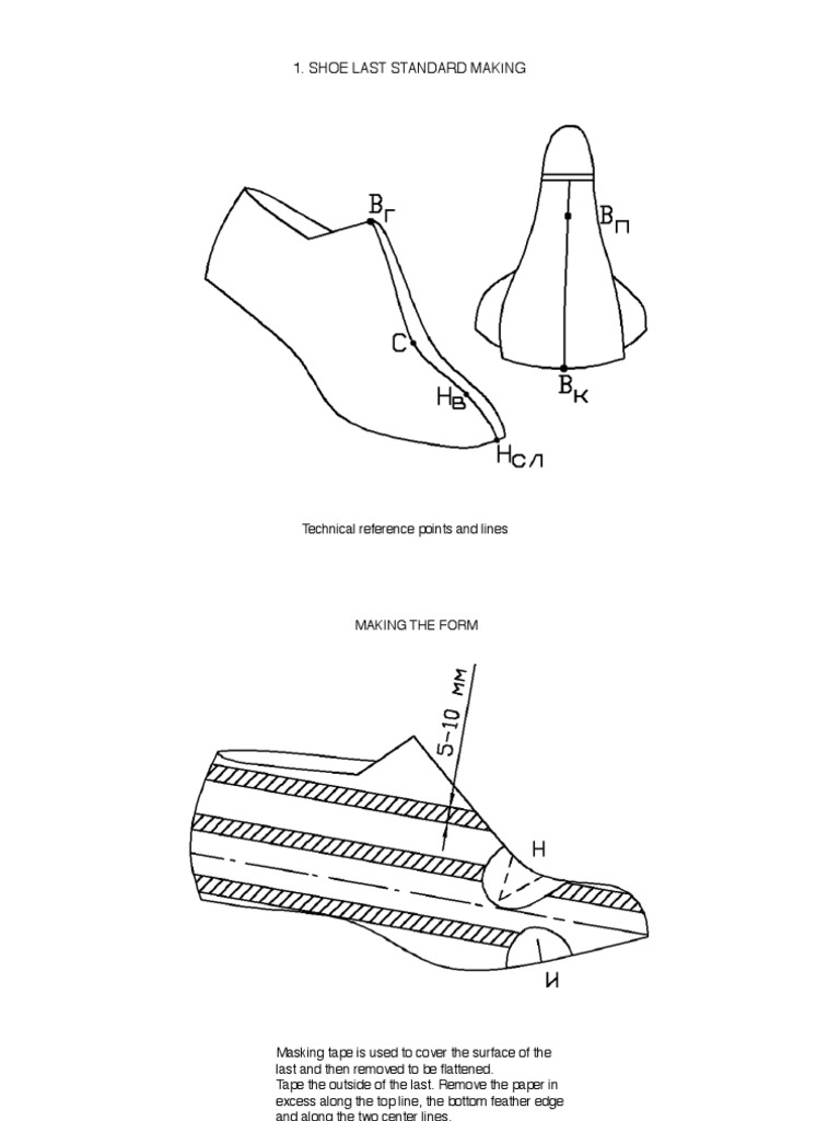 Italian Method of Shoe Design | PDF | Shoe | Foot