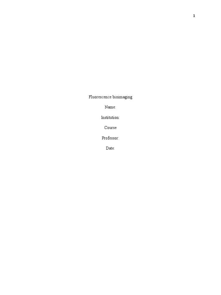 Fluorescence Bioimaging Techniques Explained | PDF | Microscopy ...