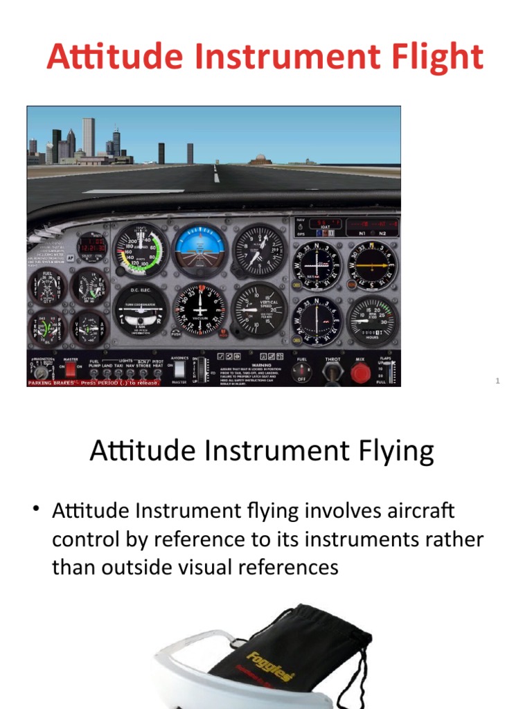 Attitude Instrument Flight | PDF | Equipment | Vehicle Parts