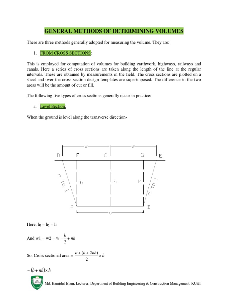 Calculation of Volume | PDF | Mathematical Analysis | Physics