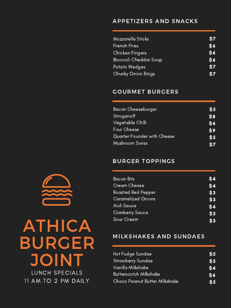 Kingyo Breakfast Menu | PDF | Hamburgers | Foods