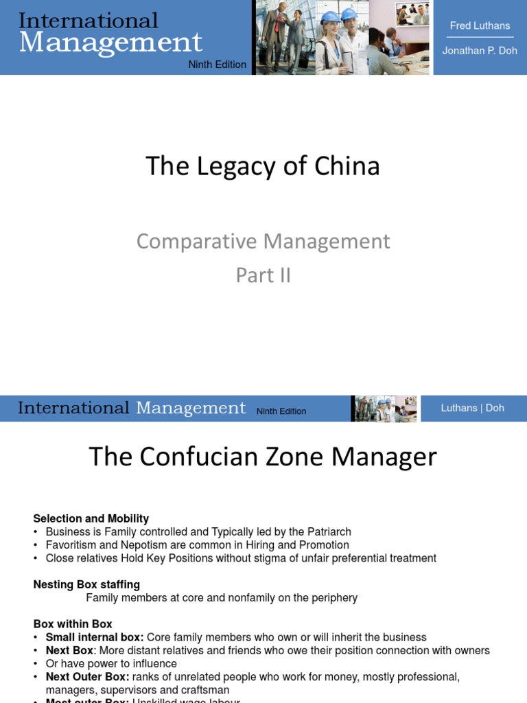 Chinese Management II | PDF | East Asia | China