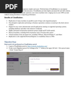 Cloud Migration Runbook v2 | PDF