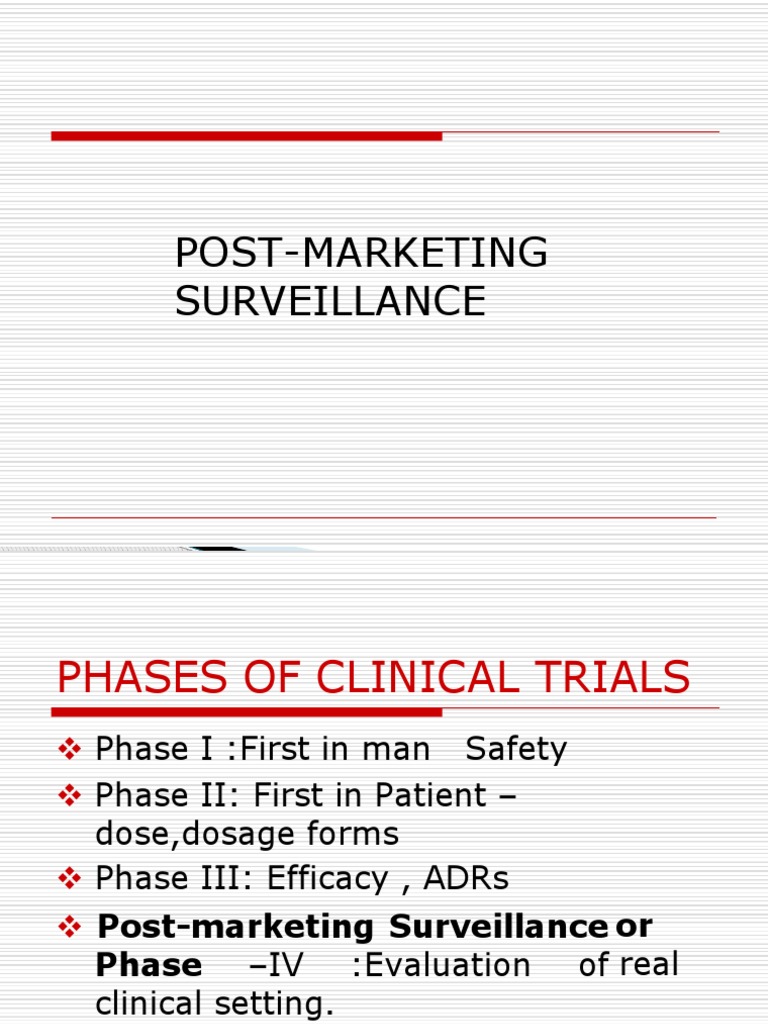 PMS Final | PDF | Clinical Trial | Adverse Effect