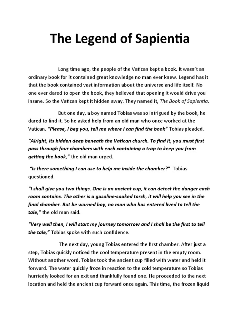 The Legend of Sapientia | PDF