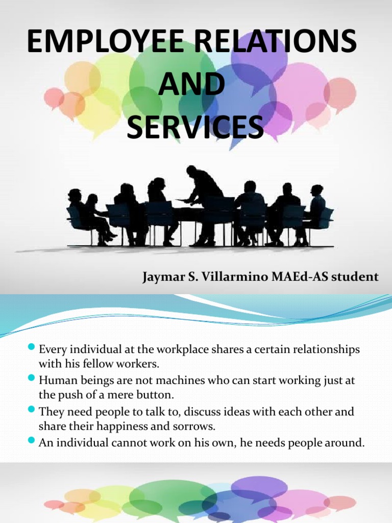 Employee Relations and Services | PDF | Employment | Goal