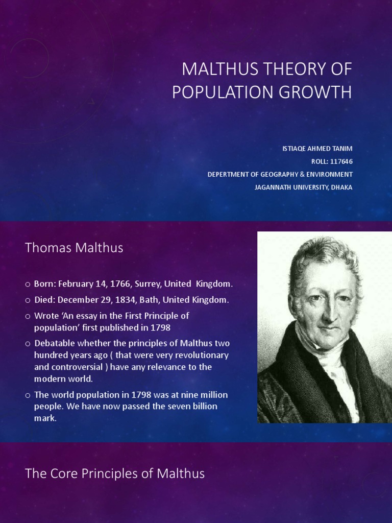 Malthusian Population Theory | PDF | Economic Growth | Economics