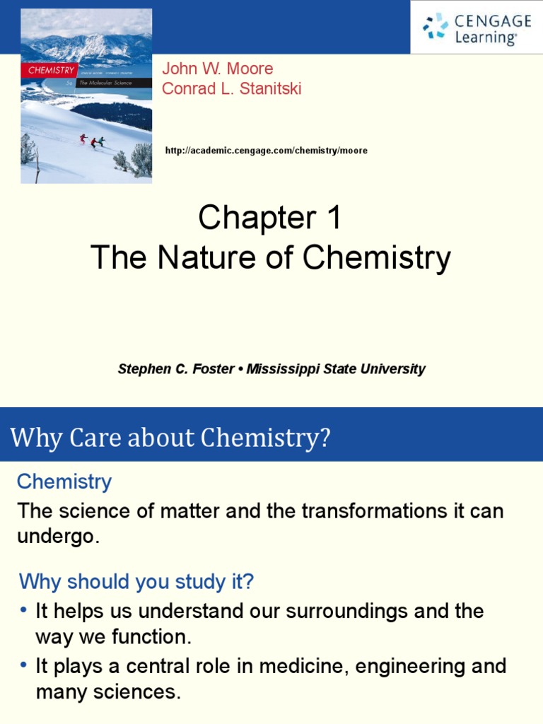 The Nature of Chemistry: John W. Moore Conrad L. Stanitski | PDF ...