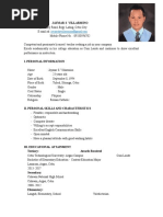 Resume SPP | PDF | Teacher Education | Teachers