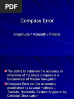Gyro Error Guide | PDF | Compass | Metrology