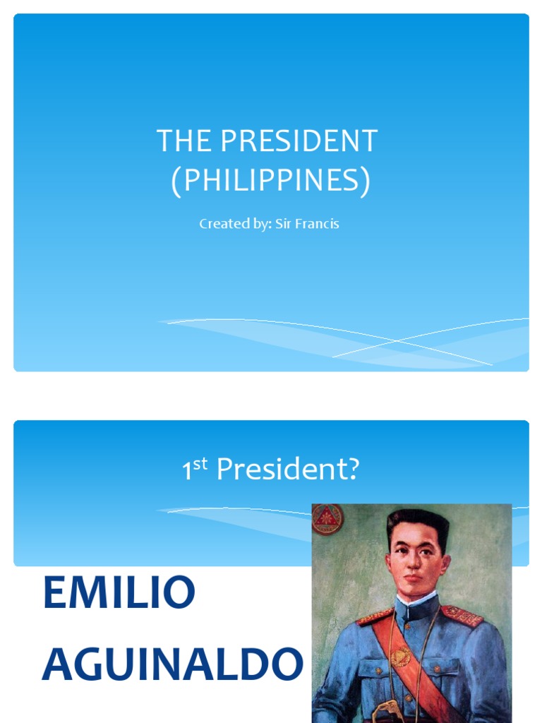 The President Philippines Created By Sir Francis Pdf President