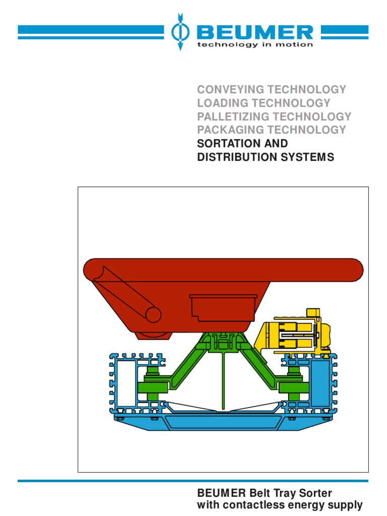 BEUMER Belt Tray Sorter | PDF | Belt (Mechanical) | Manufactured Goods