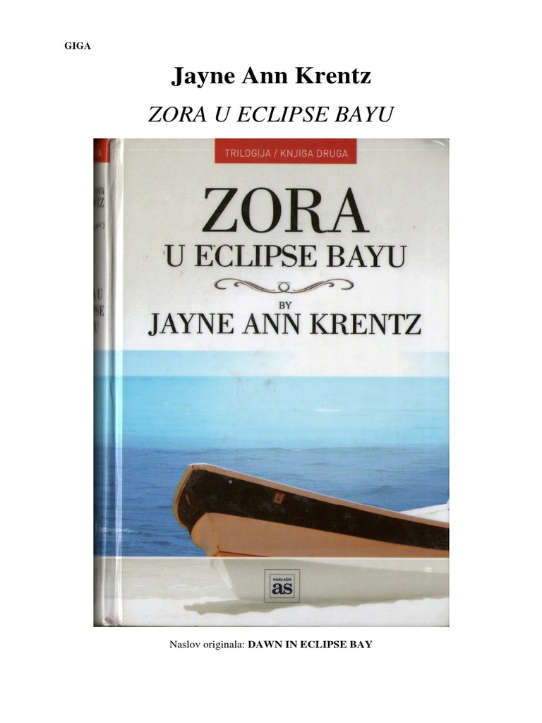 Jayne Ann Krentz: Zora U Eclipse Bayu | PDF