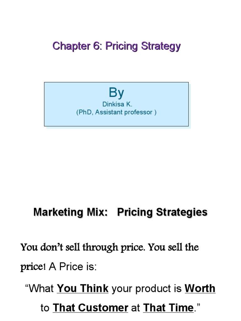 Pricing Strategy Chapter Summary | PDF | Demand | Pricing