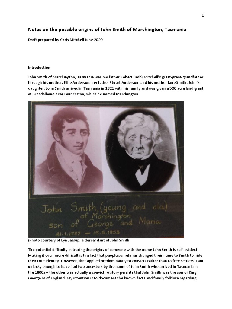 John Smith 6 June 2020 | PDF | Travel | History