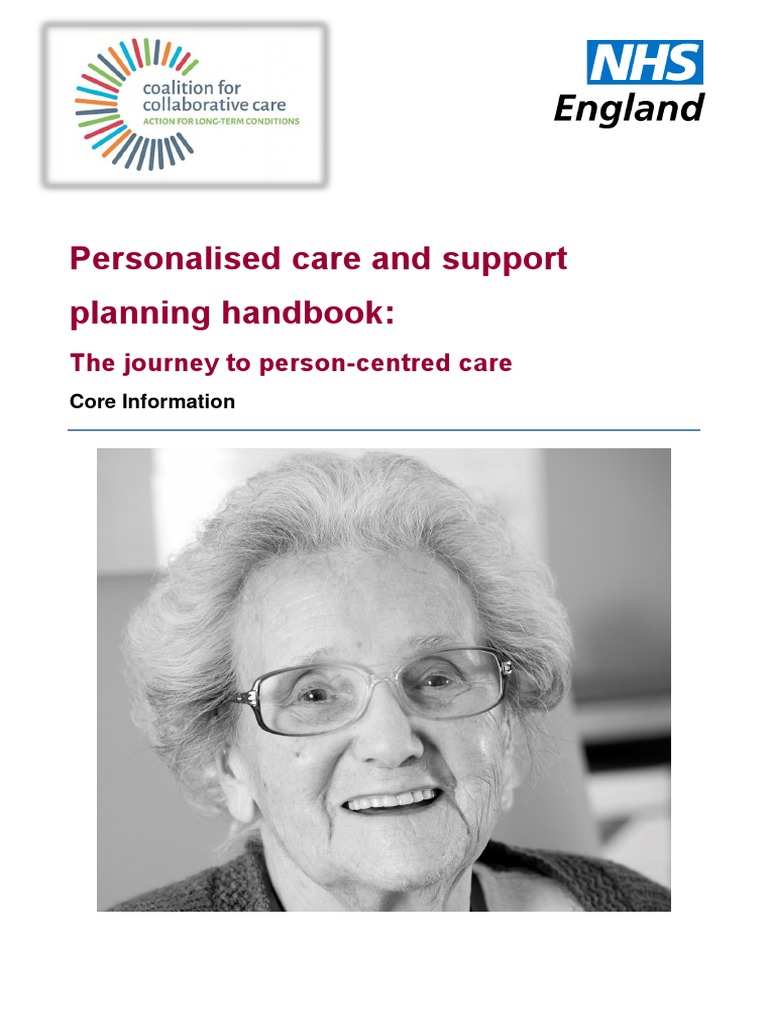 Personalised Care and Support Planning Handbook:: The Journey To Person ...