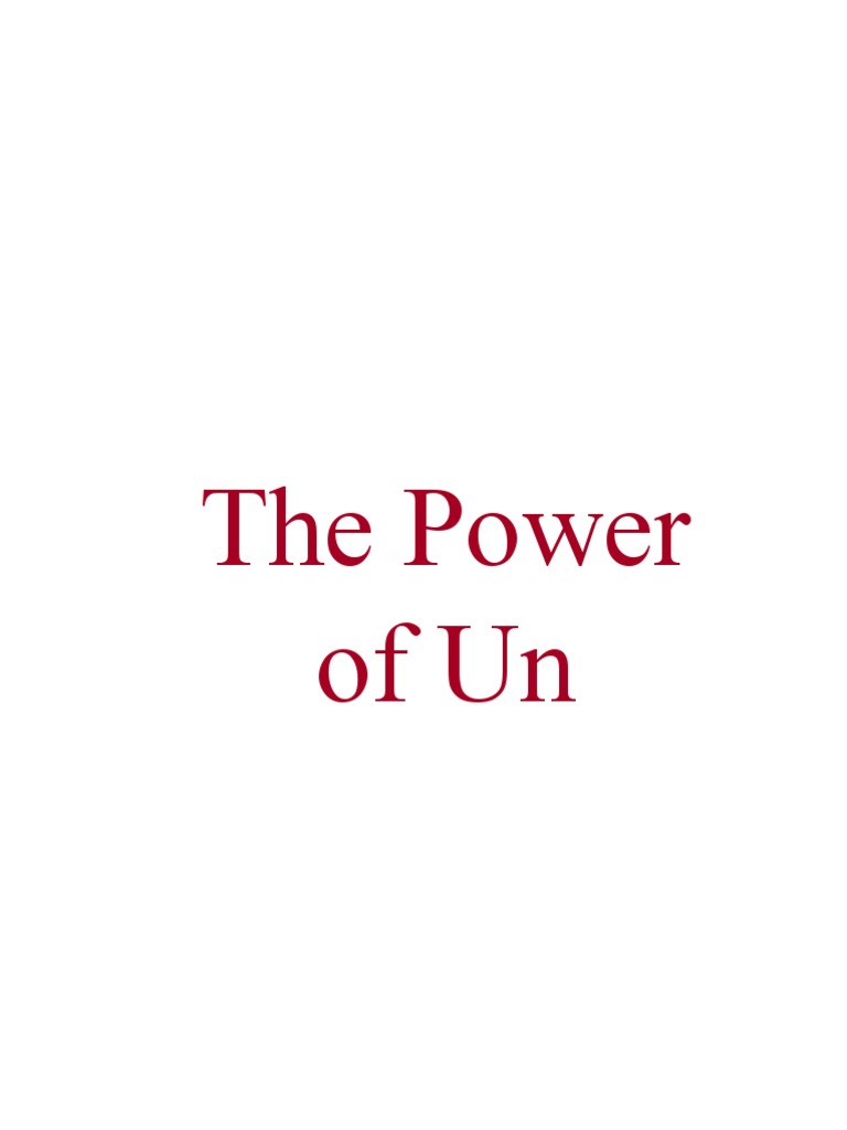 The Power of Un | PDF