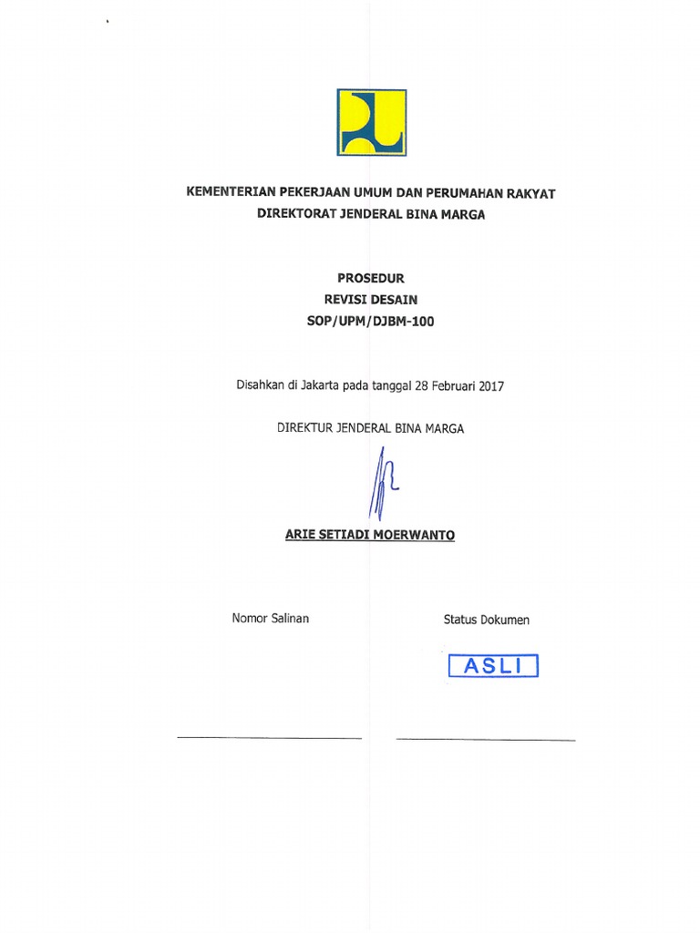 SOP Revisi Desain PDF | PDF