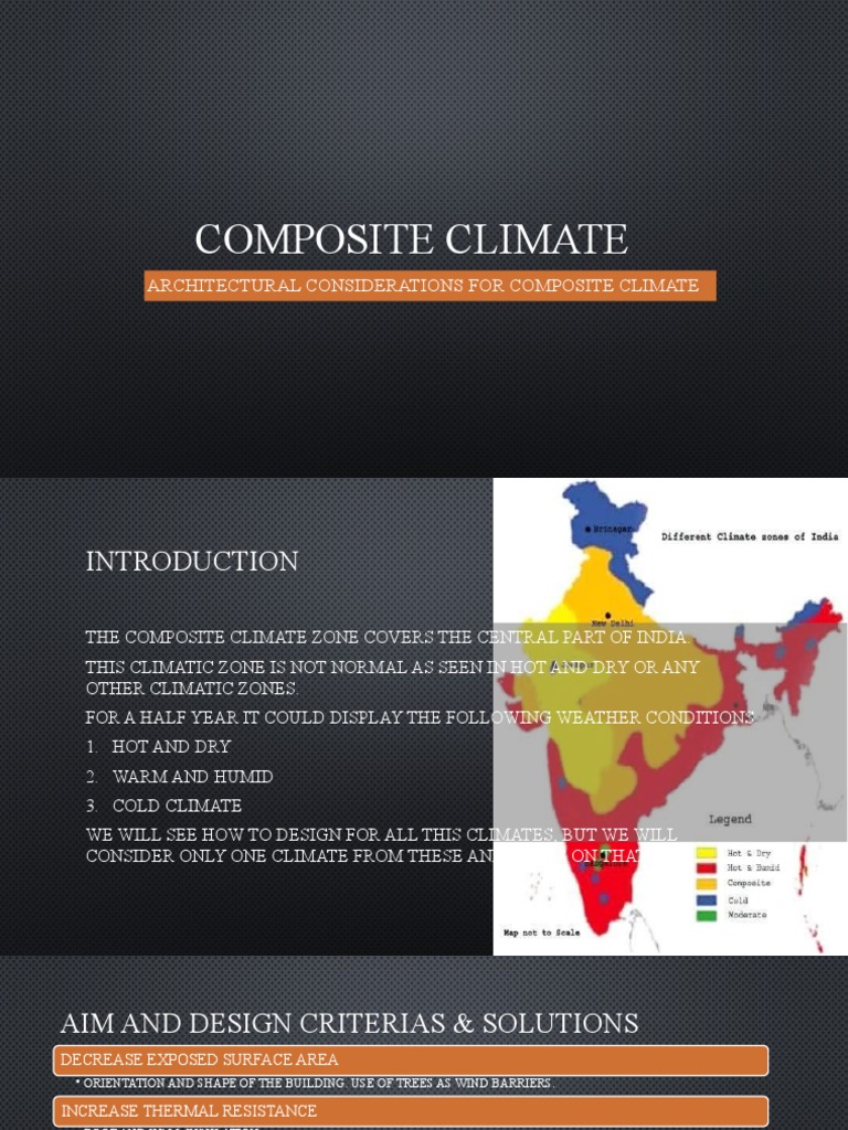 Architectural Considerations For Composite Climate | Download Free PDF ...