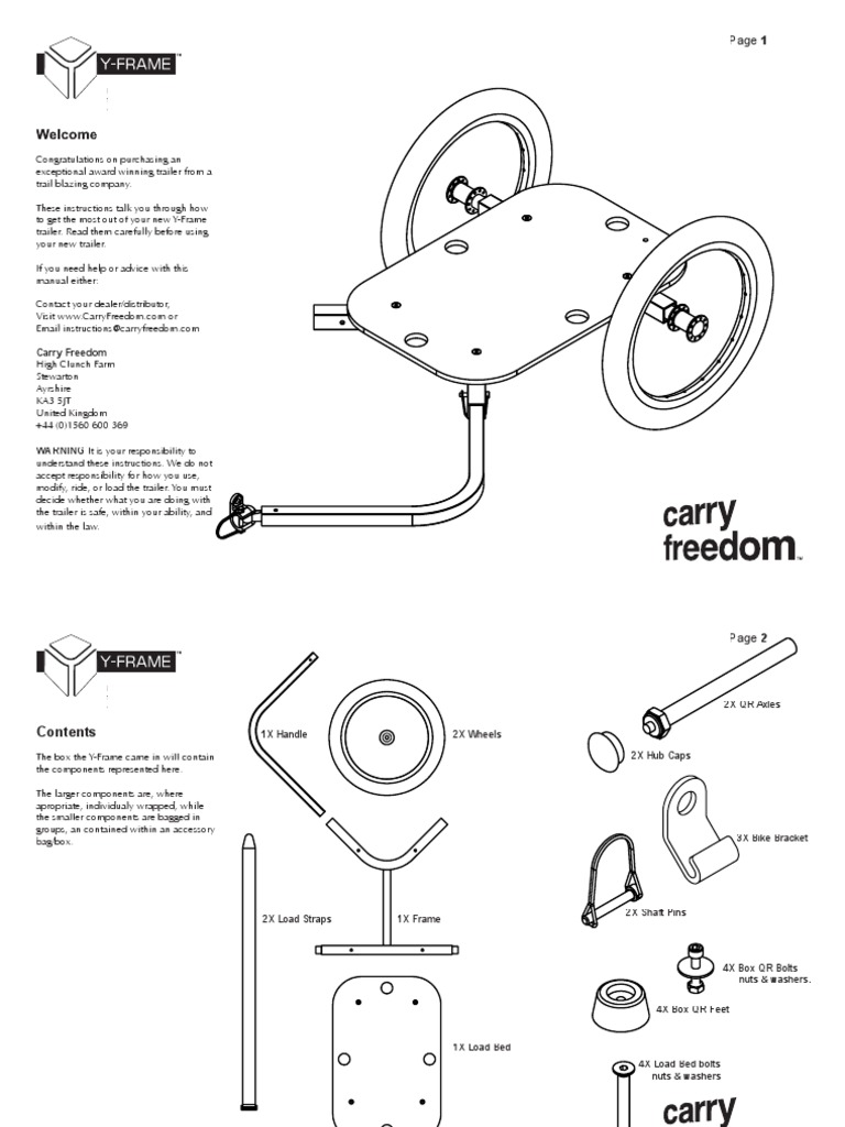 Y Frame Instructions | PDF