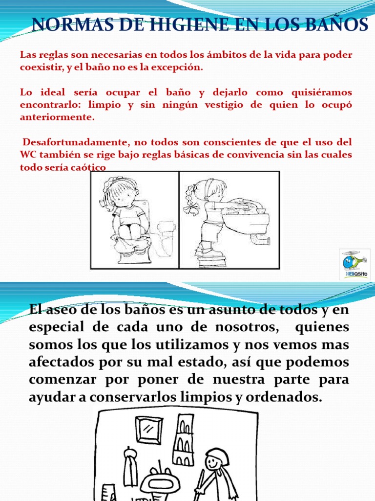 Normas de Higiene en Los Baños | PDF | Baño | Baños
