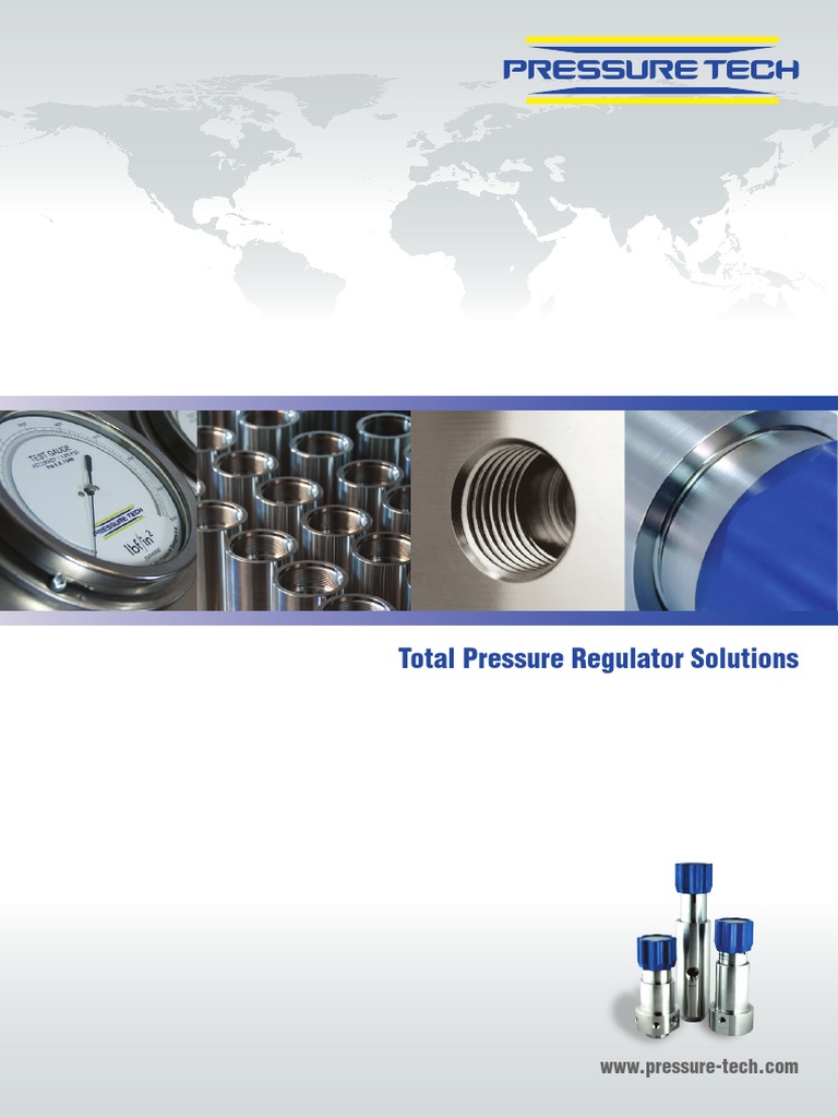 Pressure Tech PDF | PDF | Valve | Gases