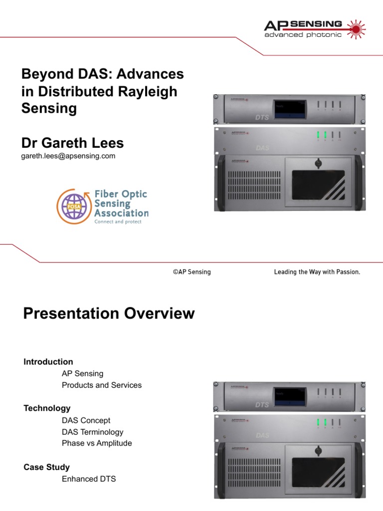 Beyond DAS Advances in Distributed Rayleigh Scattering - AP Sensing | PDF | Applied And ...