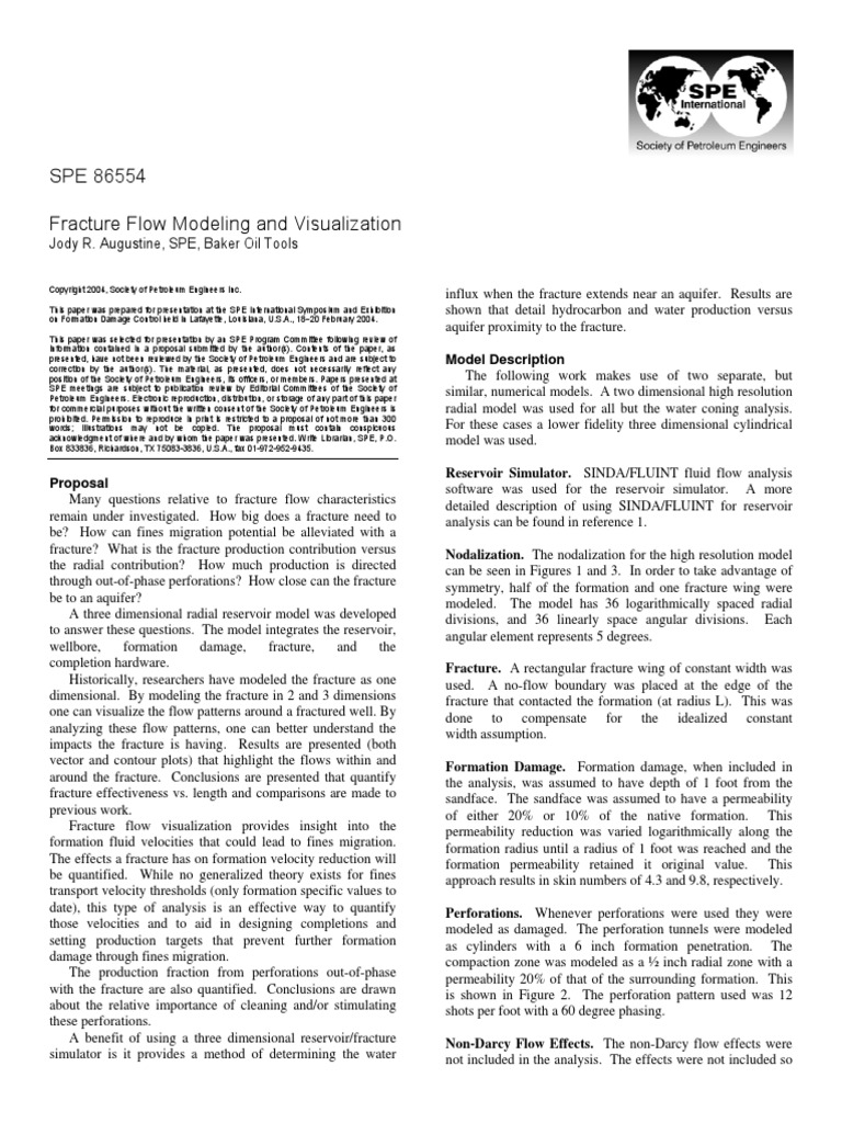 Fracture Flow Modeling and Visualization | PDF | Electrical Resistivity ...