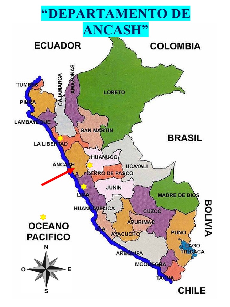Mapa Del Perú - Ancash | PDF