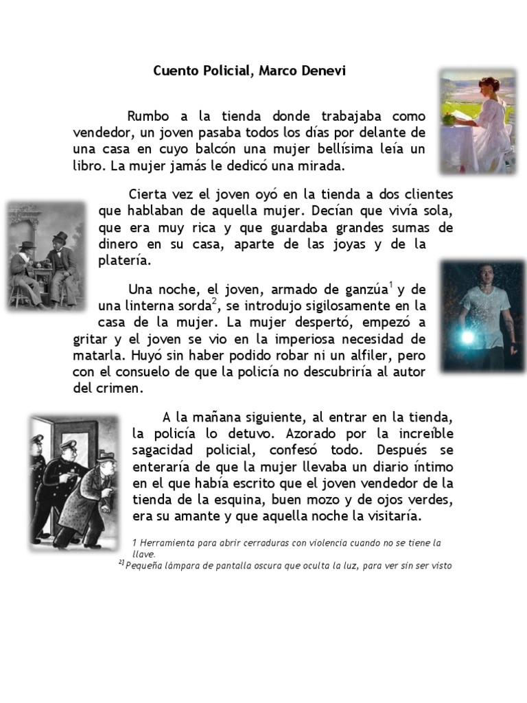 Cuento Policial, Marco Denevi | PDF
