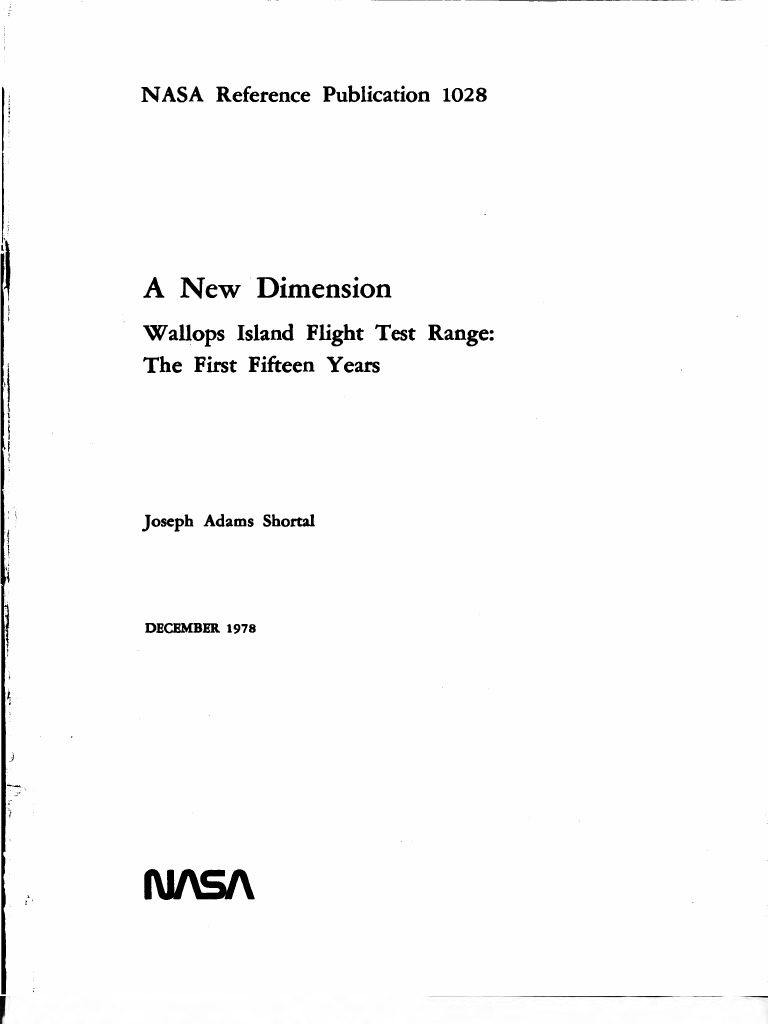 A New Dimension Wallops Island Flight Test Range The First Fifteen ...