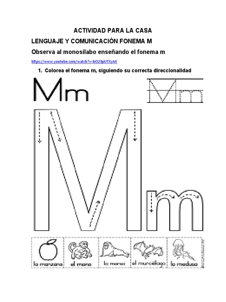ACTIVIDAD PARA LA CASA Lunes 4 de Mayo 2020 | PDF